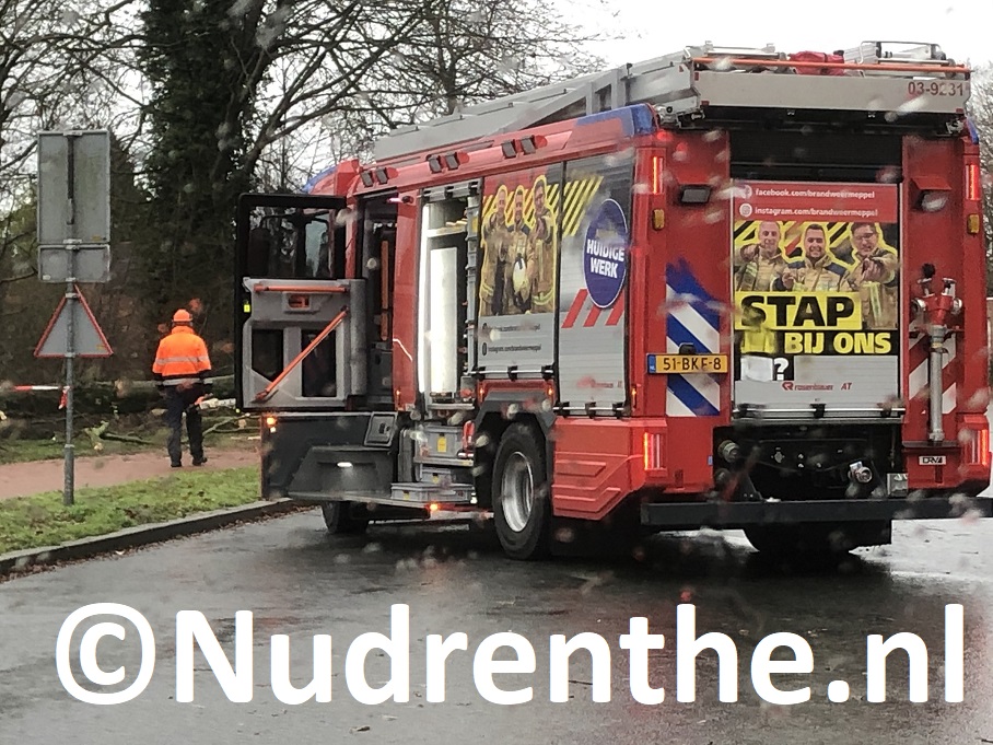 Afgesloten weg vanwege Scheefstaande boom in Meppel - Numeppel