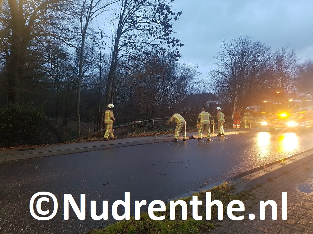 Kleine boom over de weg op de Zomerdijk in Meppel - Numeppel.nl | Boven ...