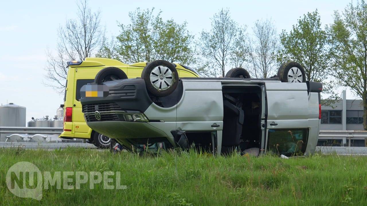 UPDATE: Ongeval op A28 bij oprit De Wijk - Numeppel