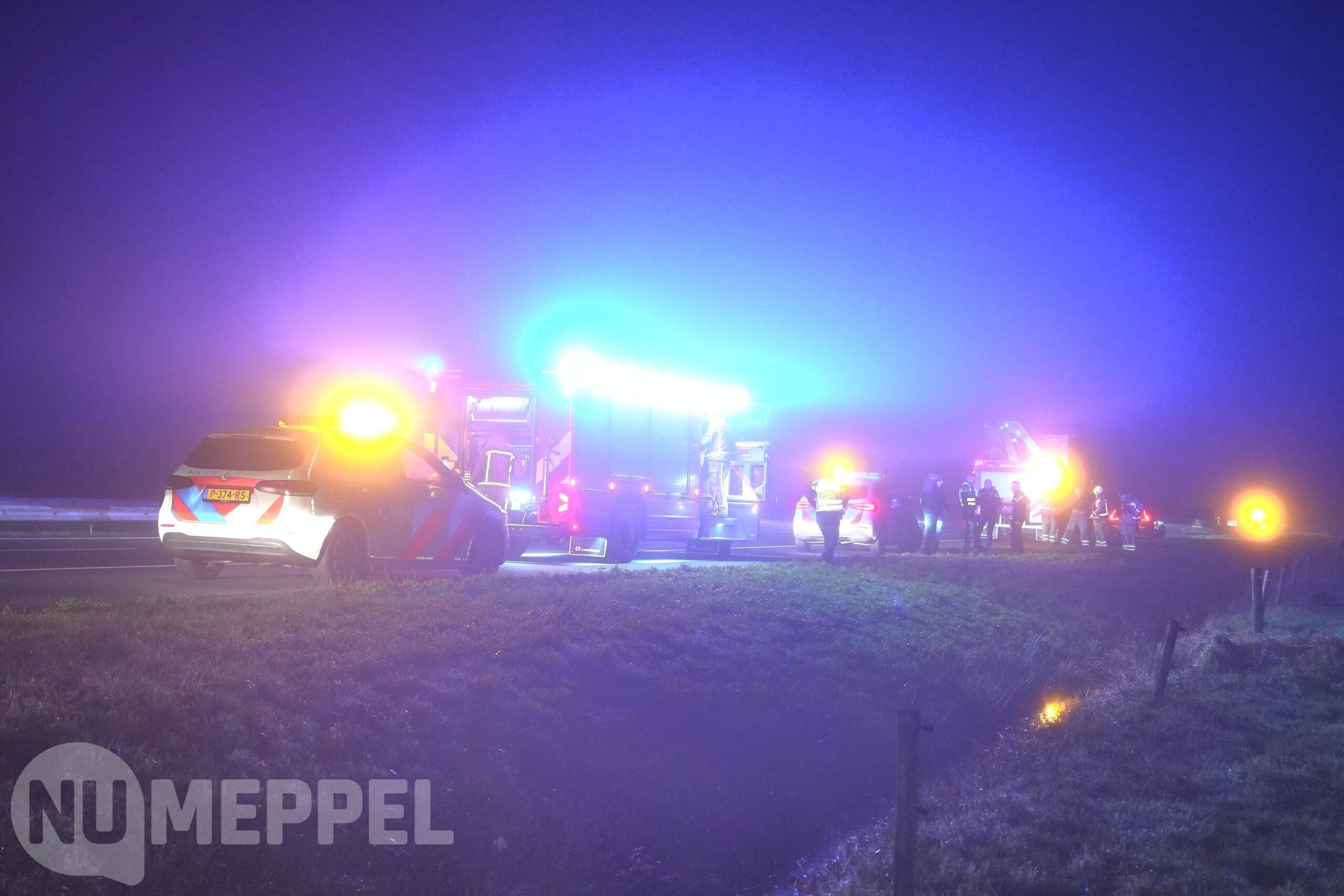 Ernstig gewonde na eenzijdig ongeval op A28 bij De Schiphorst (Video) - Numeppel